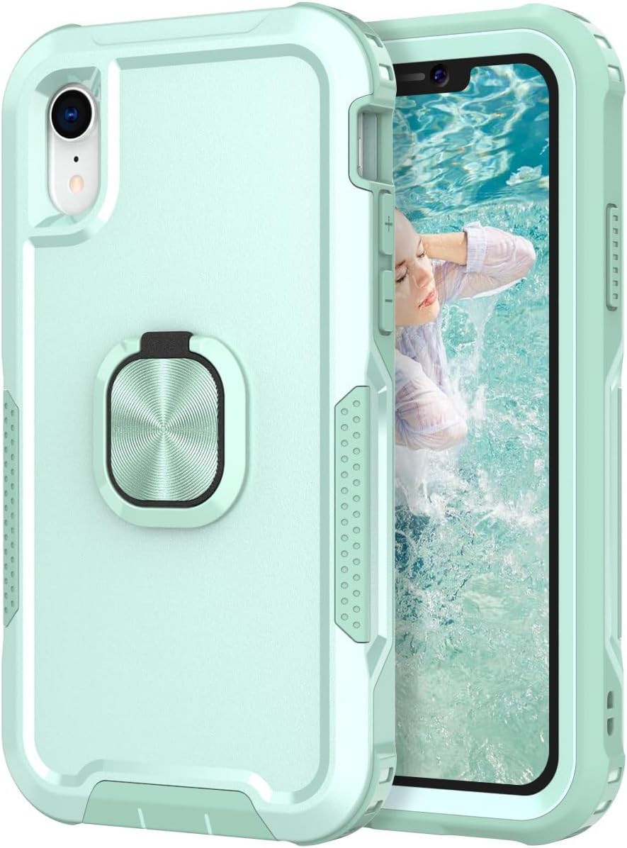 Knoowcase for iPhone XR Case Shockproof iPhone XR Phone Case with Ring ...