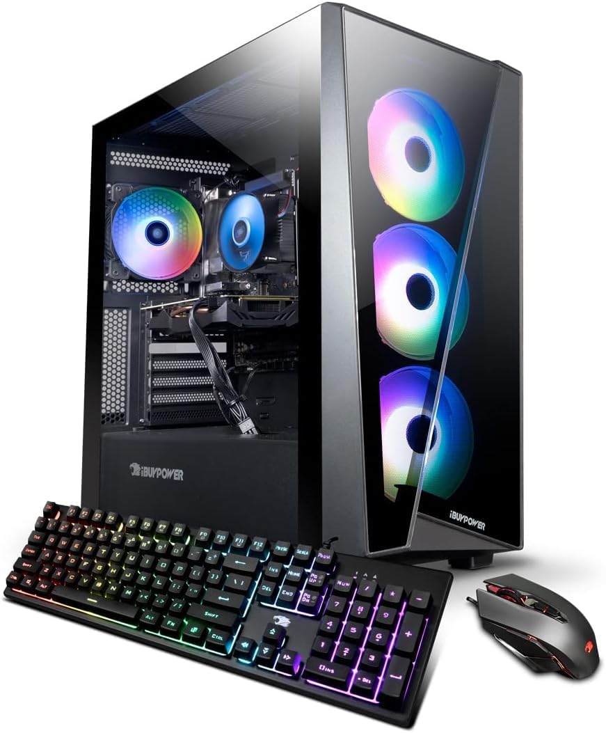 Amazon.com: iBUYPOWER Scale SCA7N46T01 Gaming Desktop Computer, AMD ...