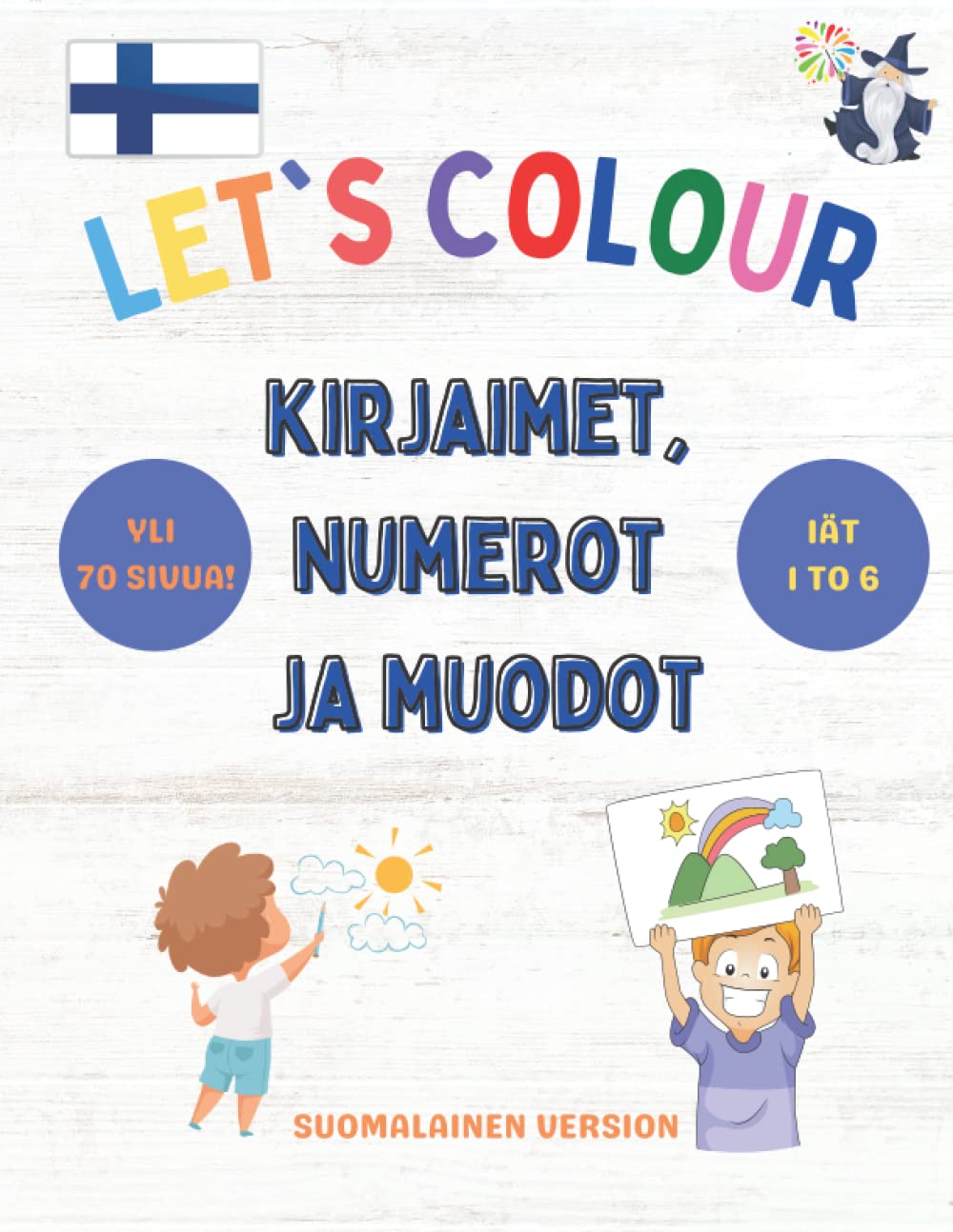 Let's Colour in Finnish | Colour and Learn Numbers, Colours and Shapes ...
