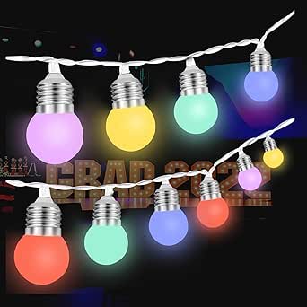 Amazon.com: Colorful 10 LED Marquee Lights Bulbs - 14 Colors Battery ...