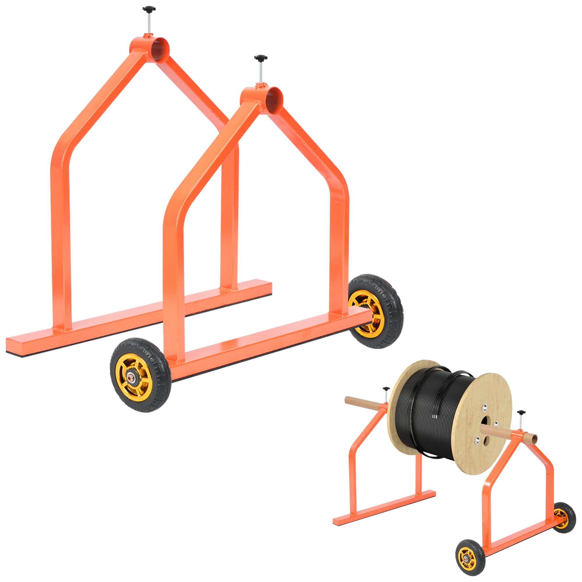 huyear Wire Spool Rack, Portable Cable Caddy, Commercial Industrial ...