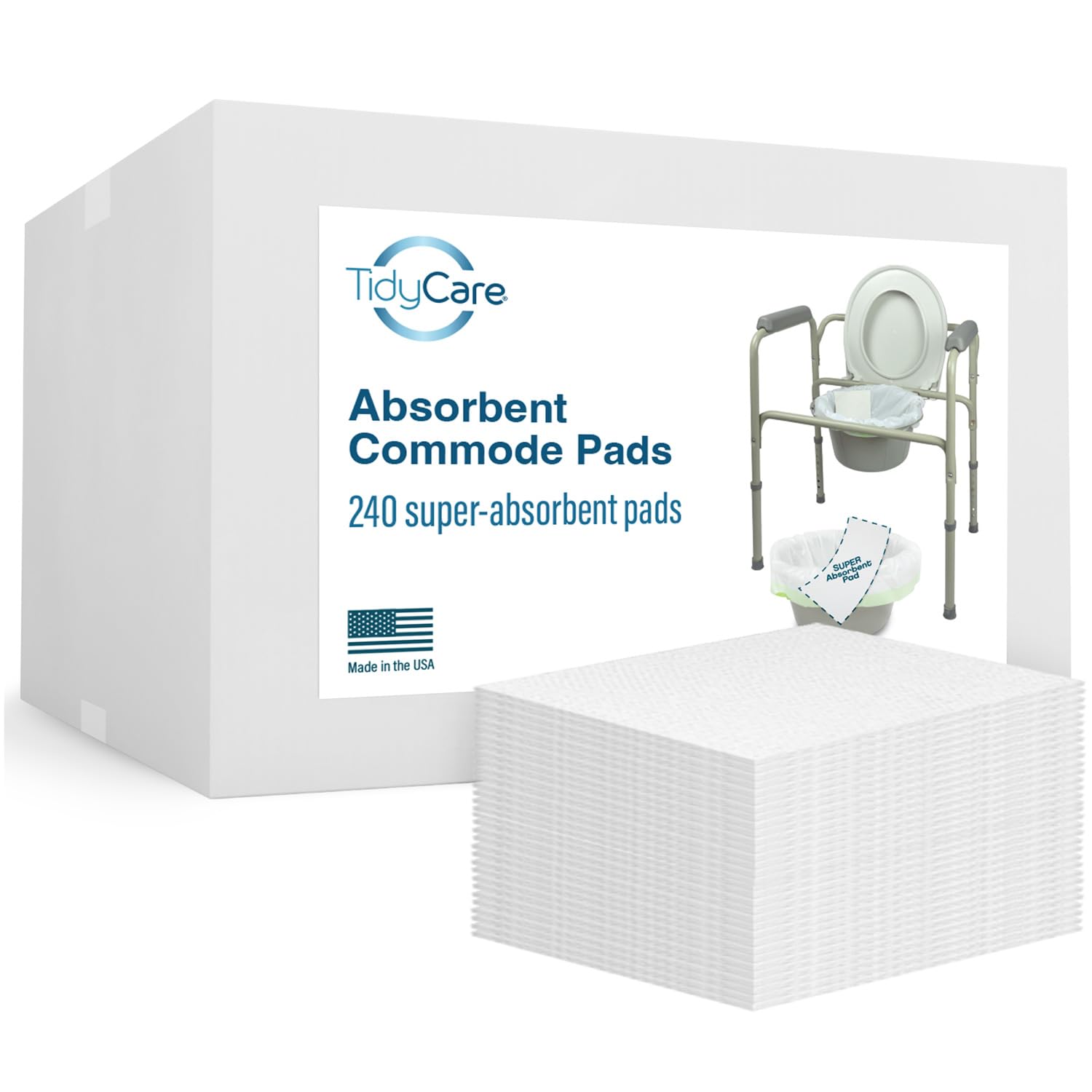 Snapklik.com : Disposable Bedside Commode Pads For Adult Portable ...