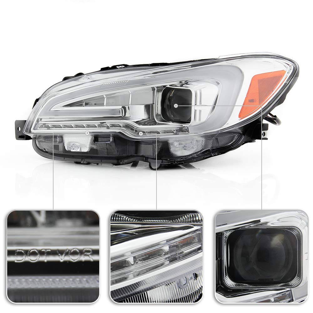 Buy ACANII - For [Halogen Model] 2015-2019 Subaru WRX STI Chrome ...