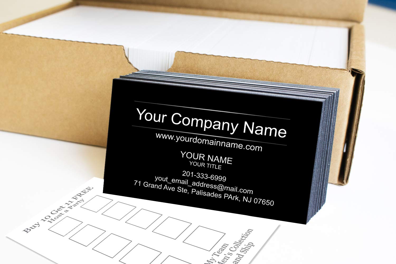 Amazon.com : Custom Loyalty Cards 500pcs- Customize (front&back), Two ...