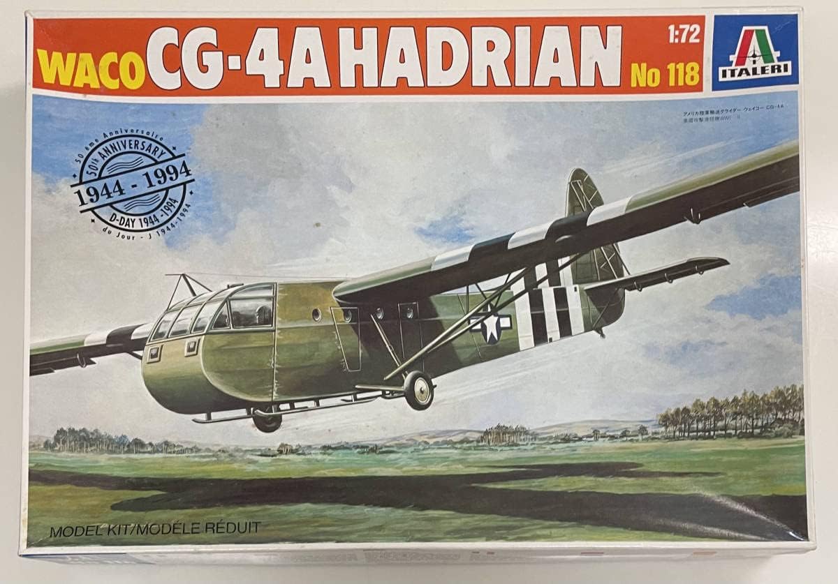 Amazon | 希少 未組立品 イタレリ 1/72 WACO ワコー CG-4A ハドリアン HADRIAN アメリカ陸軍 プラモデル | プラモデル 通販