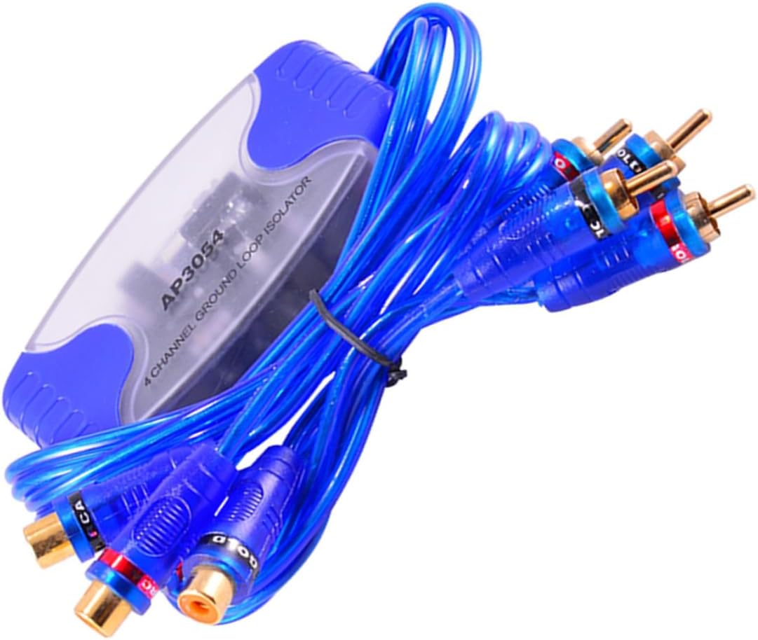 KONTONTY Ground Isolator 4 Channel Audio Noise Filter Line 50w Car ...