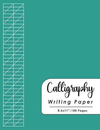 Calligraphy Writing Paper: Lined Calligraphy Practice Paper,Modern ...