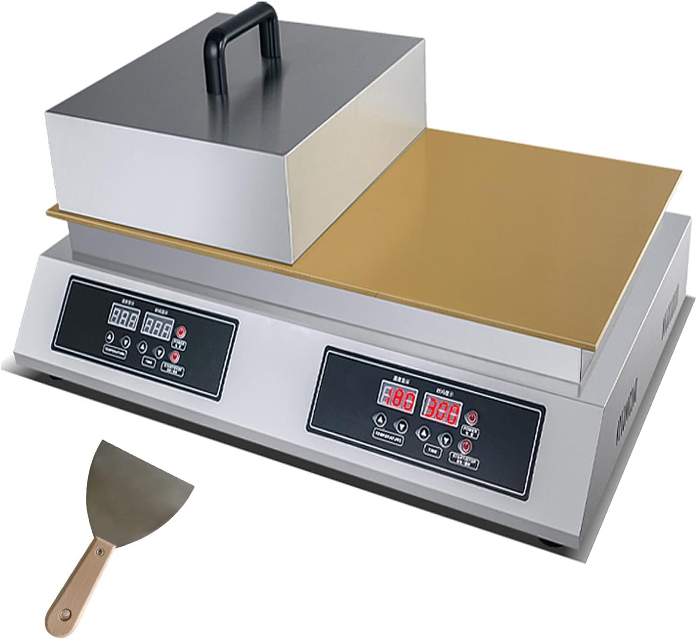 Amazon.com: LGXEnzhuo 110V Countertop Electric Griddle, 2600W Dual ...