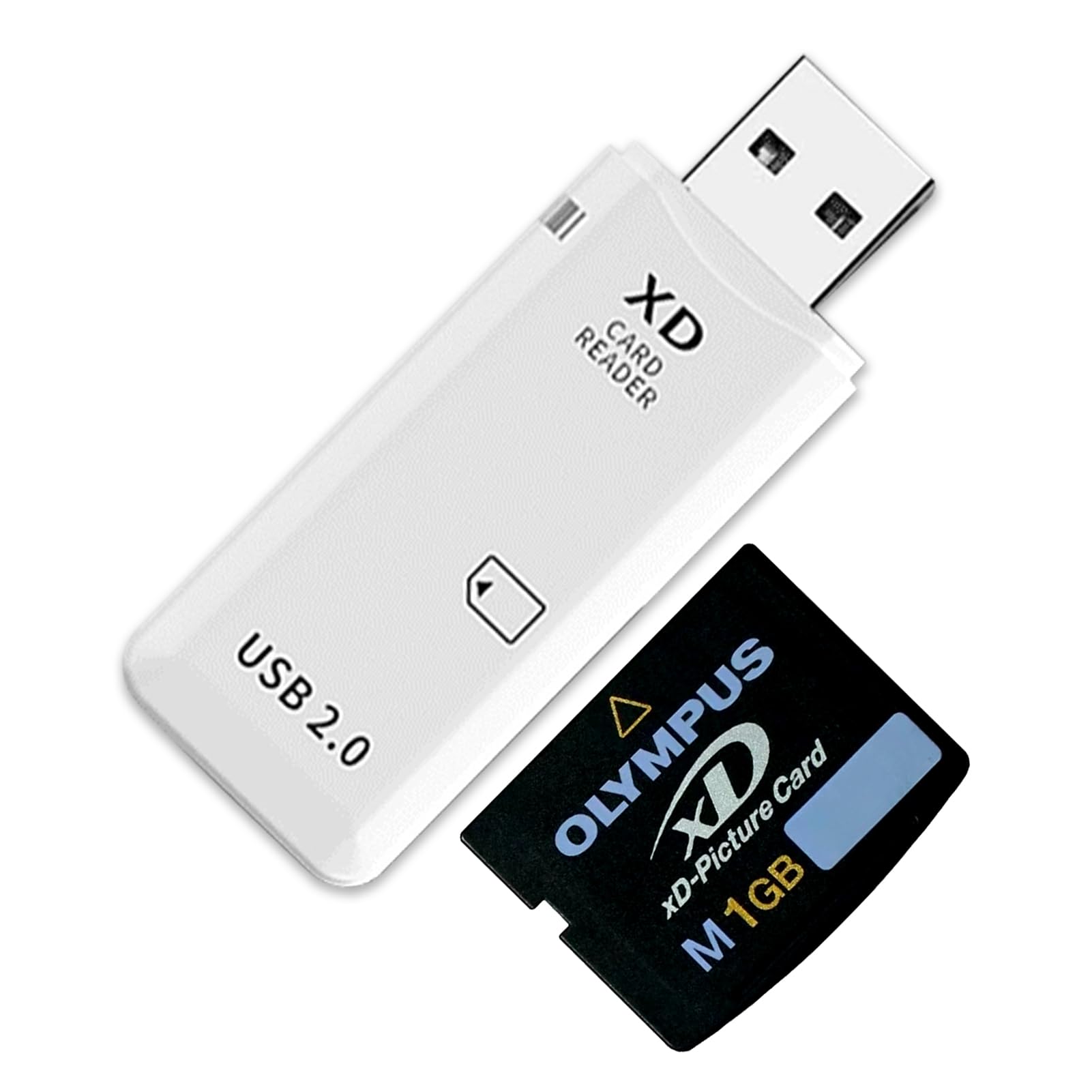 USB 2.0 XD Memory Card Reader USB XD Card Reader Portable Compact Flash Card Reader Plug & Play ...