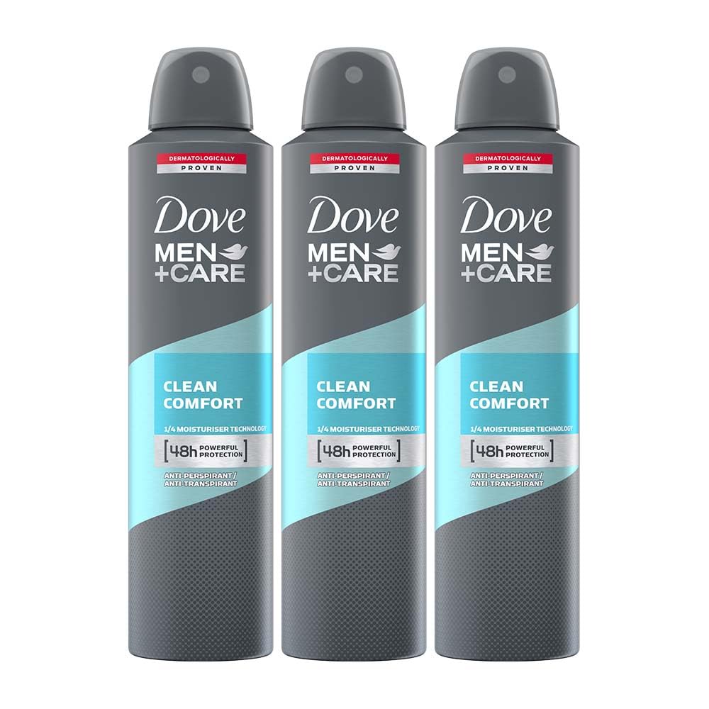 Buy Dove Men+Care Clean Comfort Dry Spray Antiperspirant Deodorant, Up ...