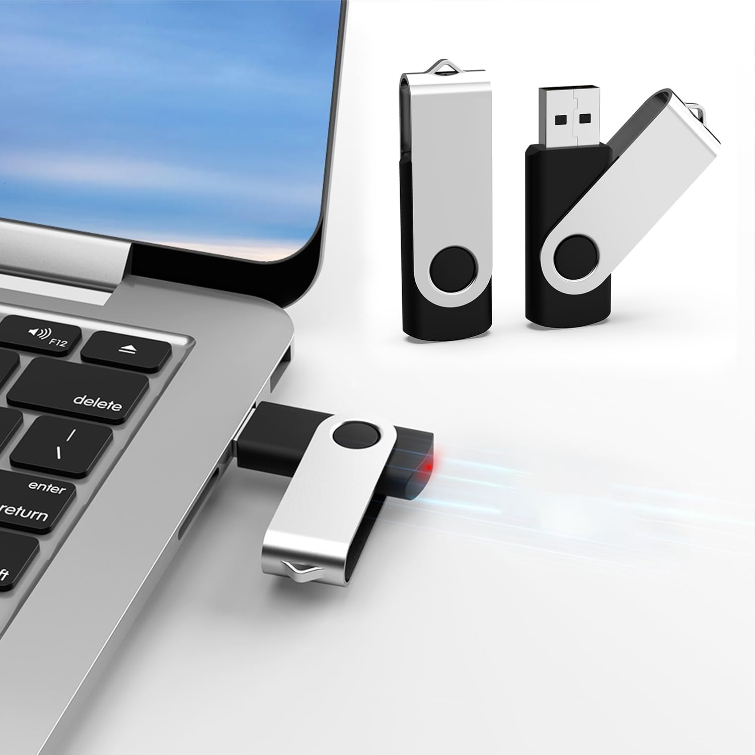 Amazon.com: 8GB 2PCS Flash Drive USB 2.0 Flash Drive Thumb Drive Jump ...