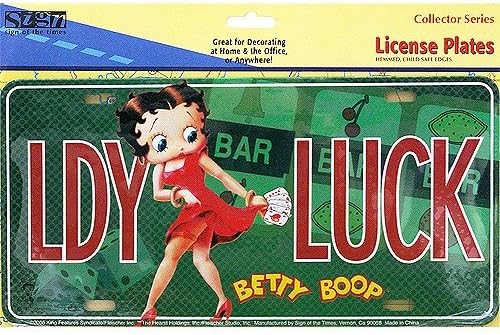 Amazon.com: Betty Boop License Plate : Automotive