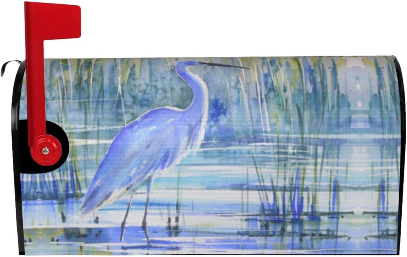 Amazon.com: Heron Crane Bird Mailbox Covers Magnetic Standard Size ...