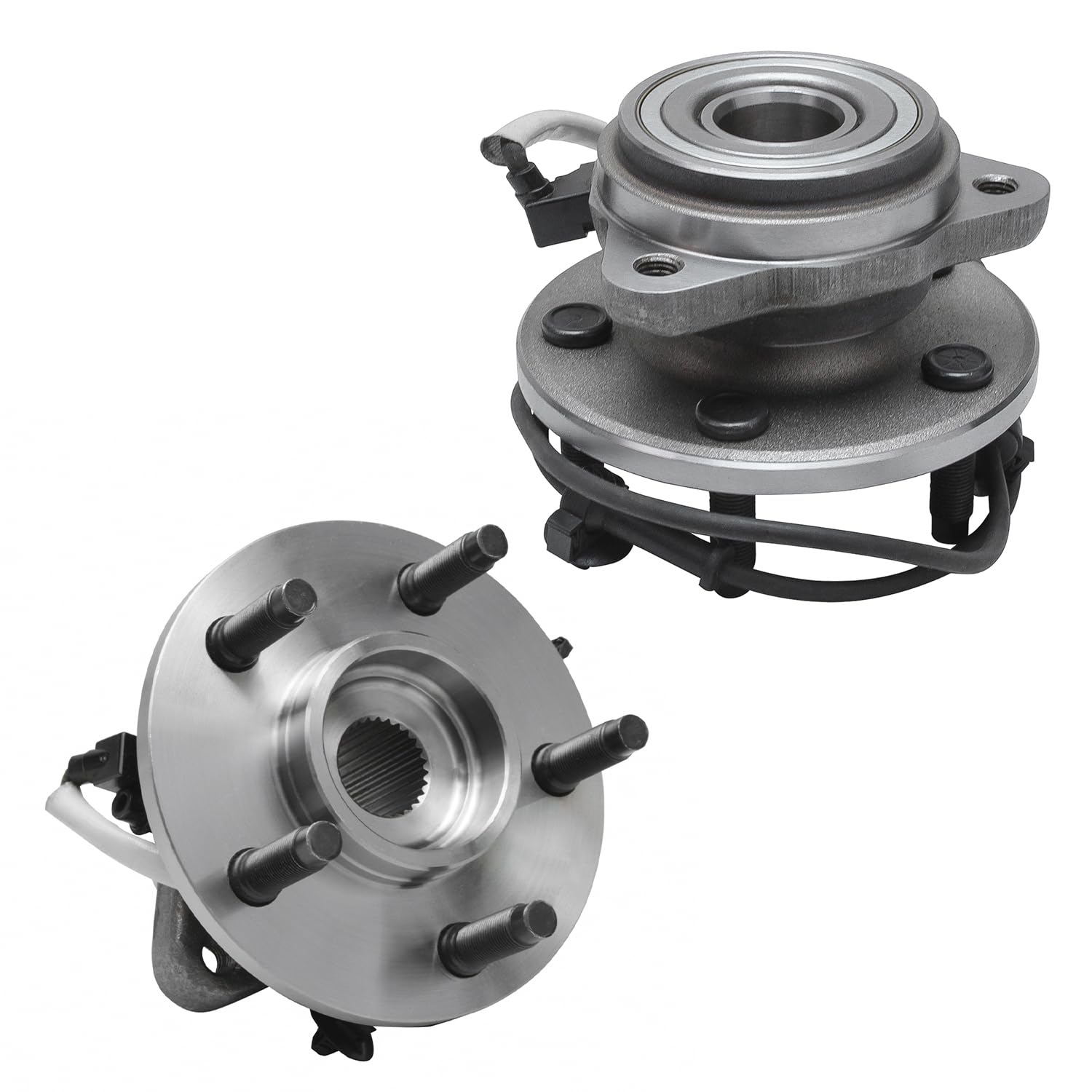 Amazon.com: Detroit Axle - 4WD Pair Front Wheel Bearing Hubs for Ford ...