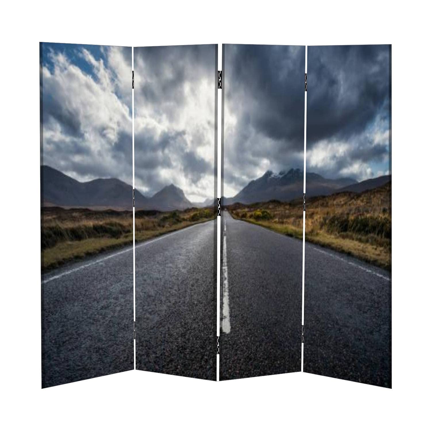 Buy Canvas Partition Room Divider Screen On The Road Isle of Skye ...