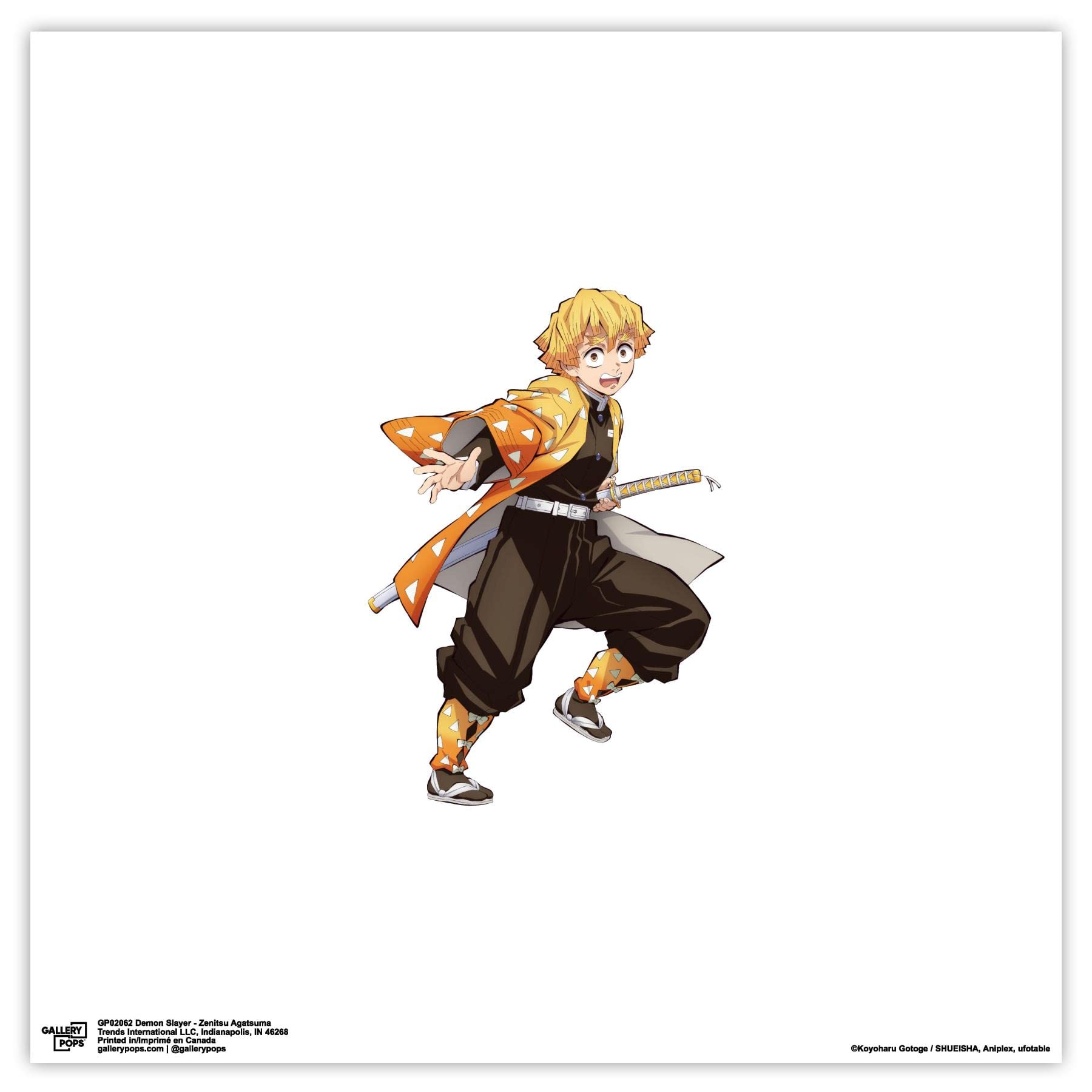 Amazon.com: Trends International Gallery Pops Demon Slayer - Zenitsu ...
