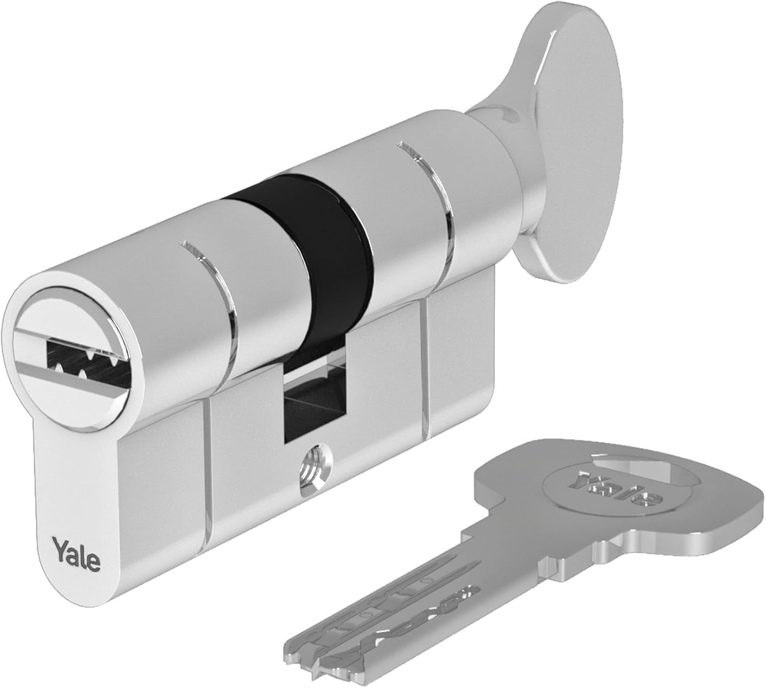 Yale 2100 Series Euro Profile Cylinder (Patented) - Rotary Knob - 45/35 ...