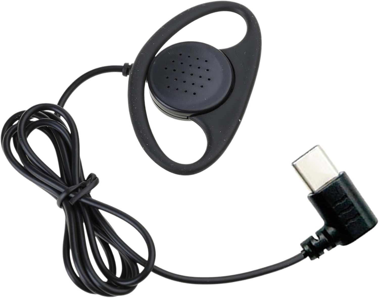 USB C/3.5mm Single Side Earphone Corded Headsets Single Side Earbud ...