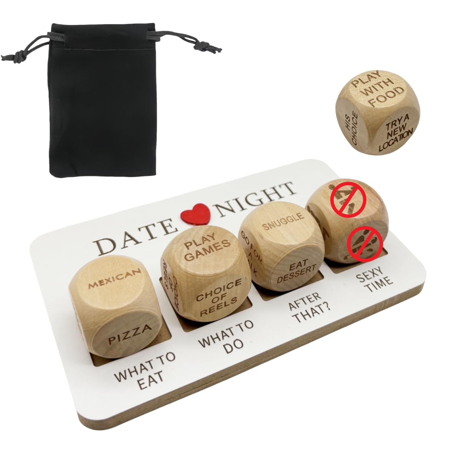 Amazon.com: Lilycass Date Night Dice Game Love Dice Couples Dice Set ...