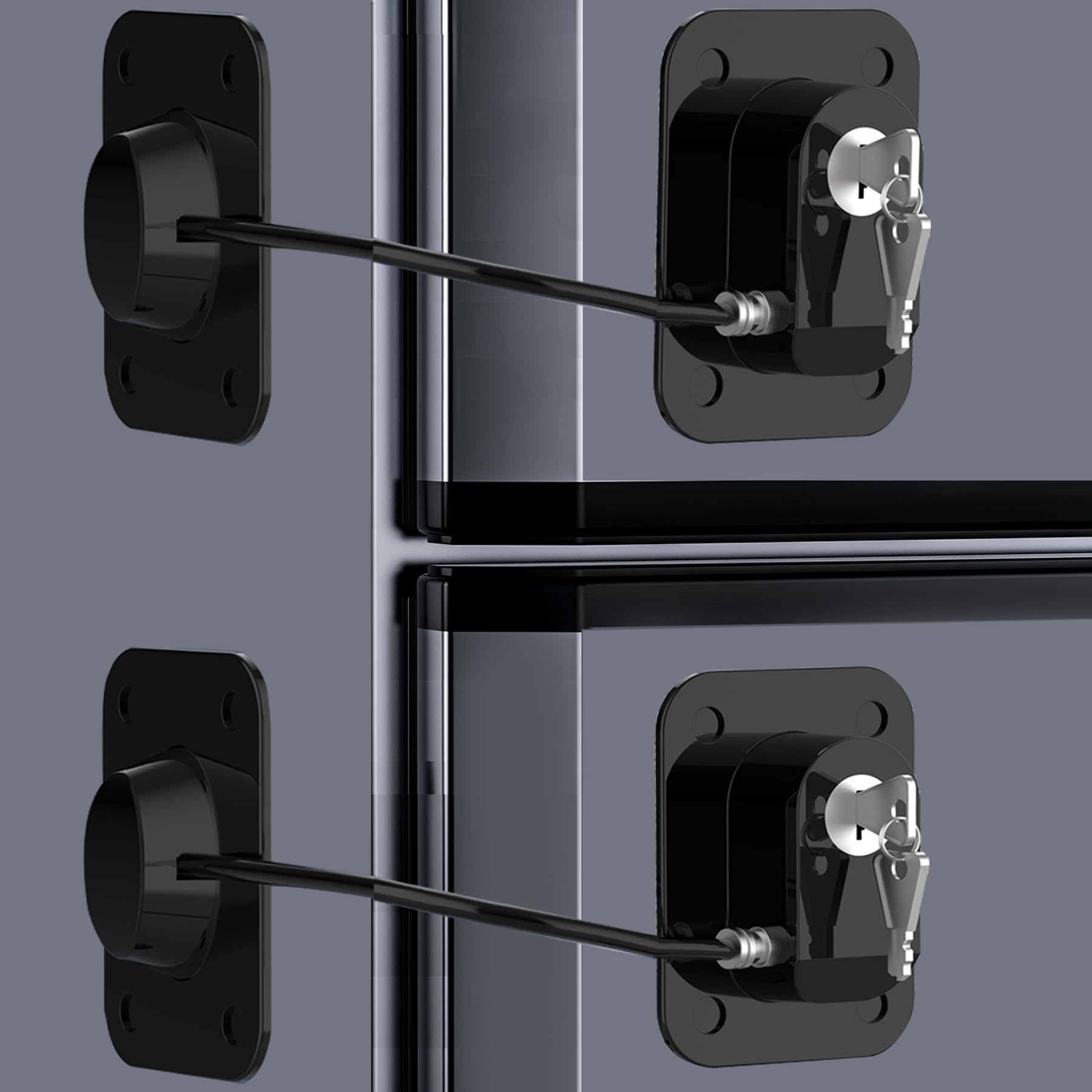 Amazon.com: REZIPO - Refrigerator Door Lock with 2 Keys, File Drawer ...