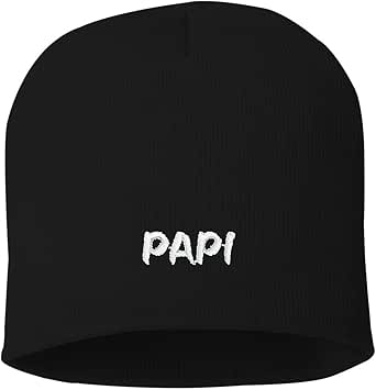 Amazon.com: Adult Papi Embroidered Knit Beanie Cap : Clothing, Shoes ...