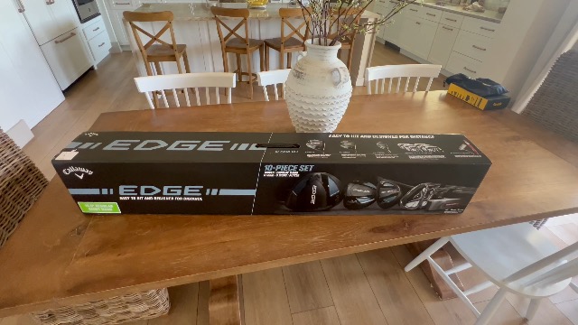 Watch Unboxing of Callaway Edge 10 Piece set Golf Club Set on Amazon Live