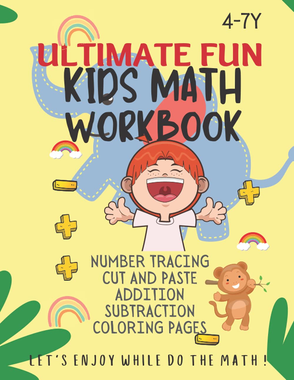 Buy Ultimate Fun Kids Math Workbook For Age 4-7 Years.: Learning Number ...