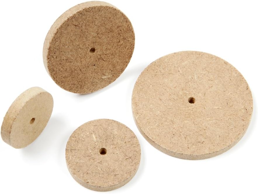 Leren MDF Discs 40mm Pack of 100 : Amazon.co.uk: Stationery & Office ...