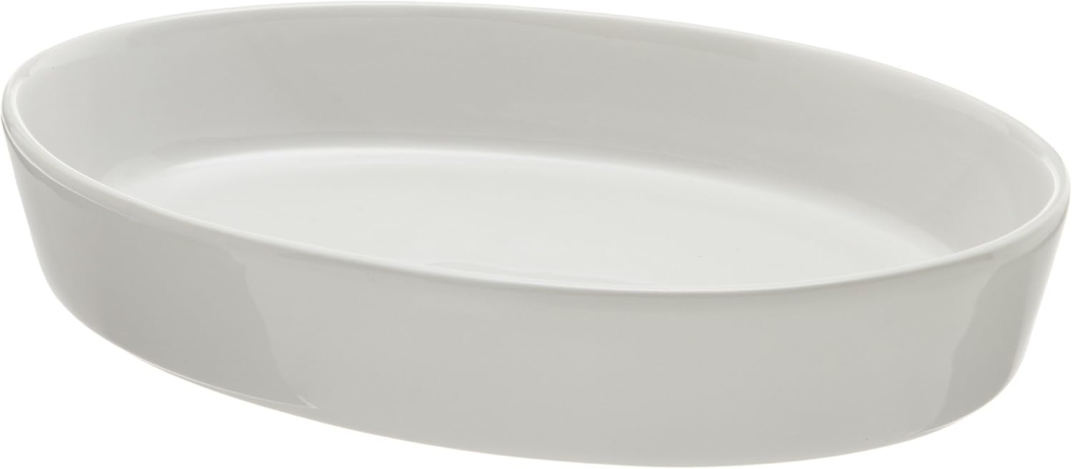 Amazon.com: Stanley Roberts Oval Roaster 12.5 x 8 Inch, White: Roasting ...