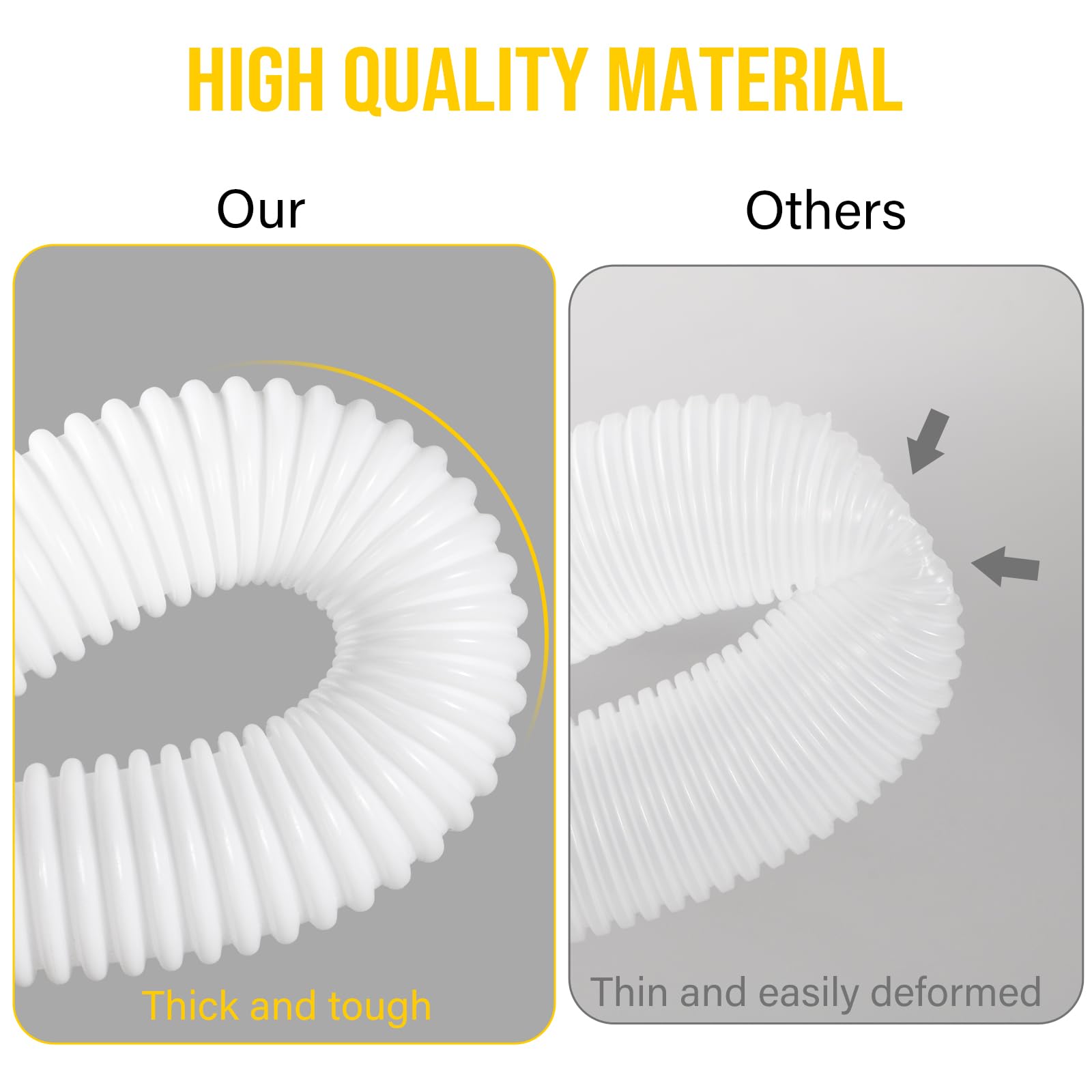 Snapklik.com : Pool Hoses For Above Ground Pool, 4 PACK 1.25 Inch Pool ...