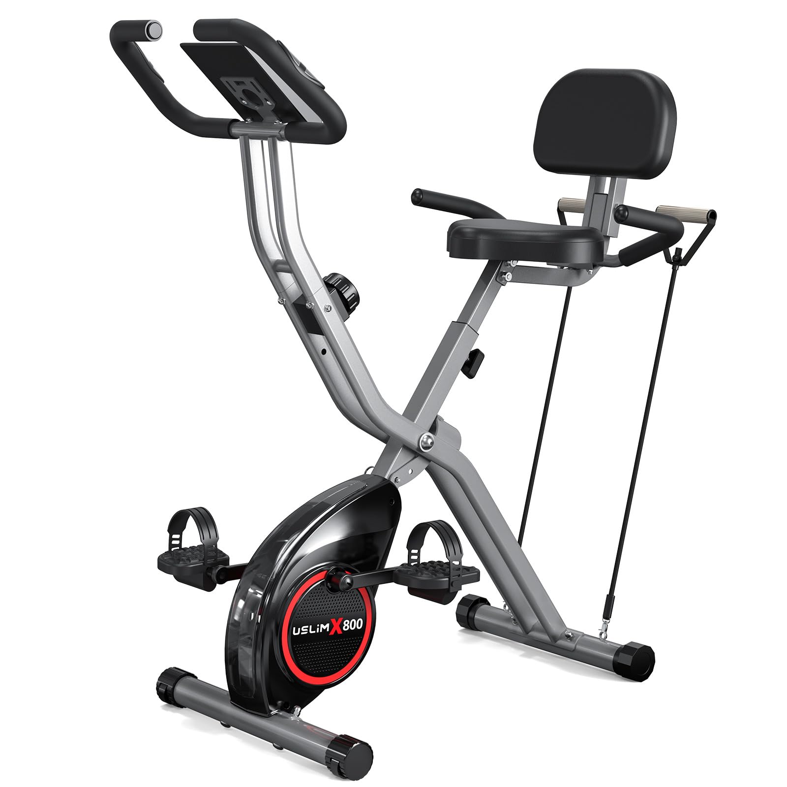 Exercise Bikes For Home MOSUNY 5-in-1 Folding Exercise Bike - 16-Level ...