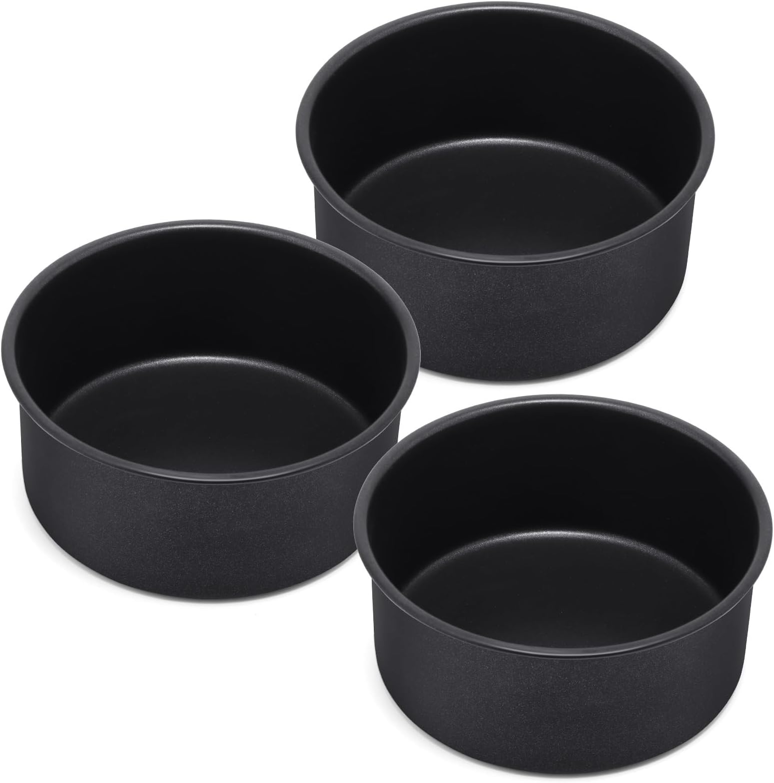 Amazon.com: P&P CHEF 6 x 3 Inch Nonstick Cake Pan Set, 2-Piece Round ...