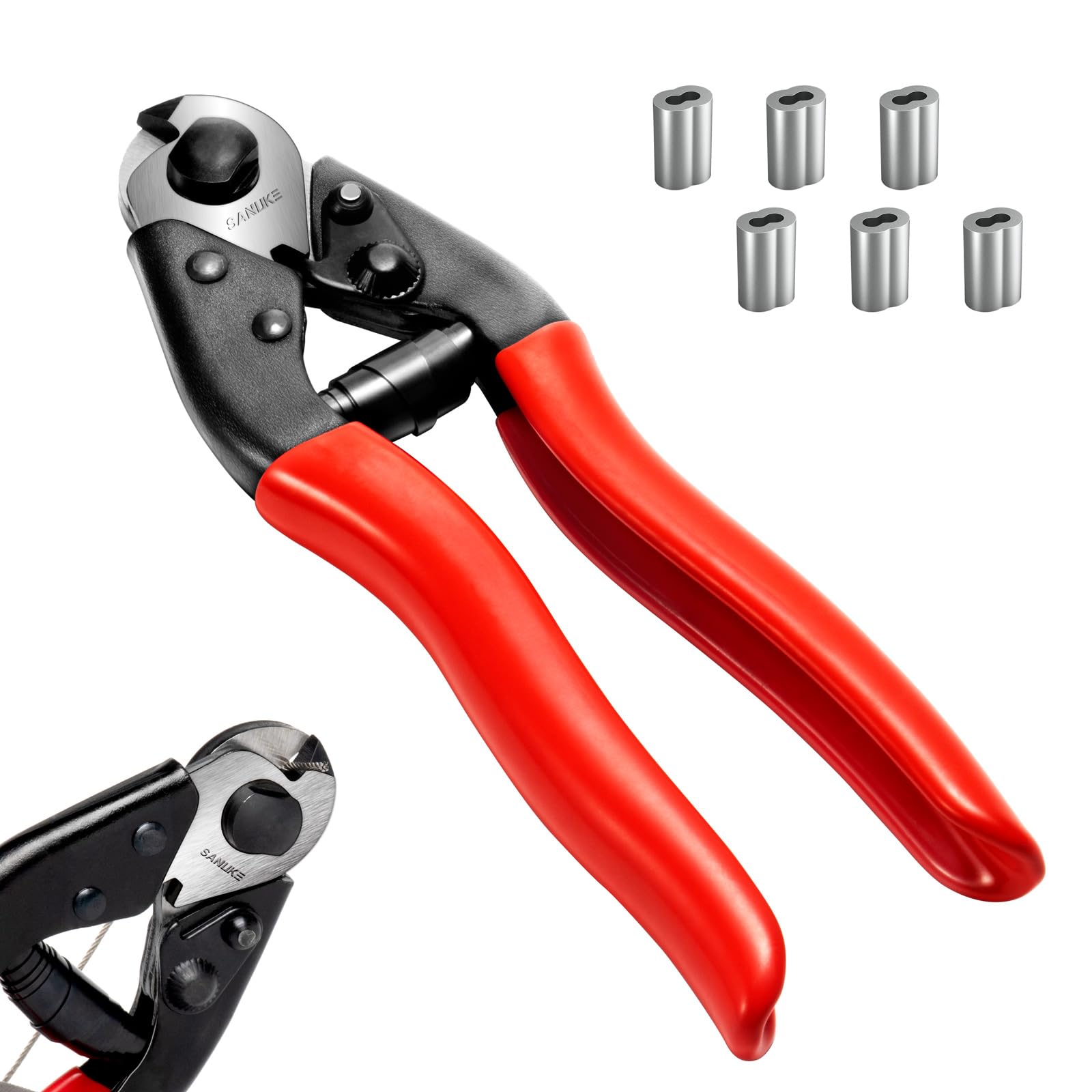 Snapklik.com : Sanuke Cable Cutter Wire Rope Heavy Duty Up To 5/32 ...