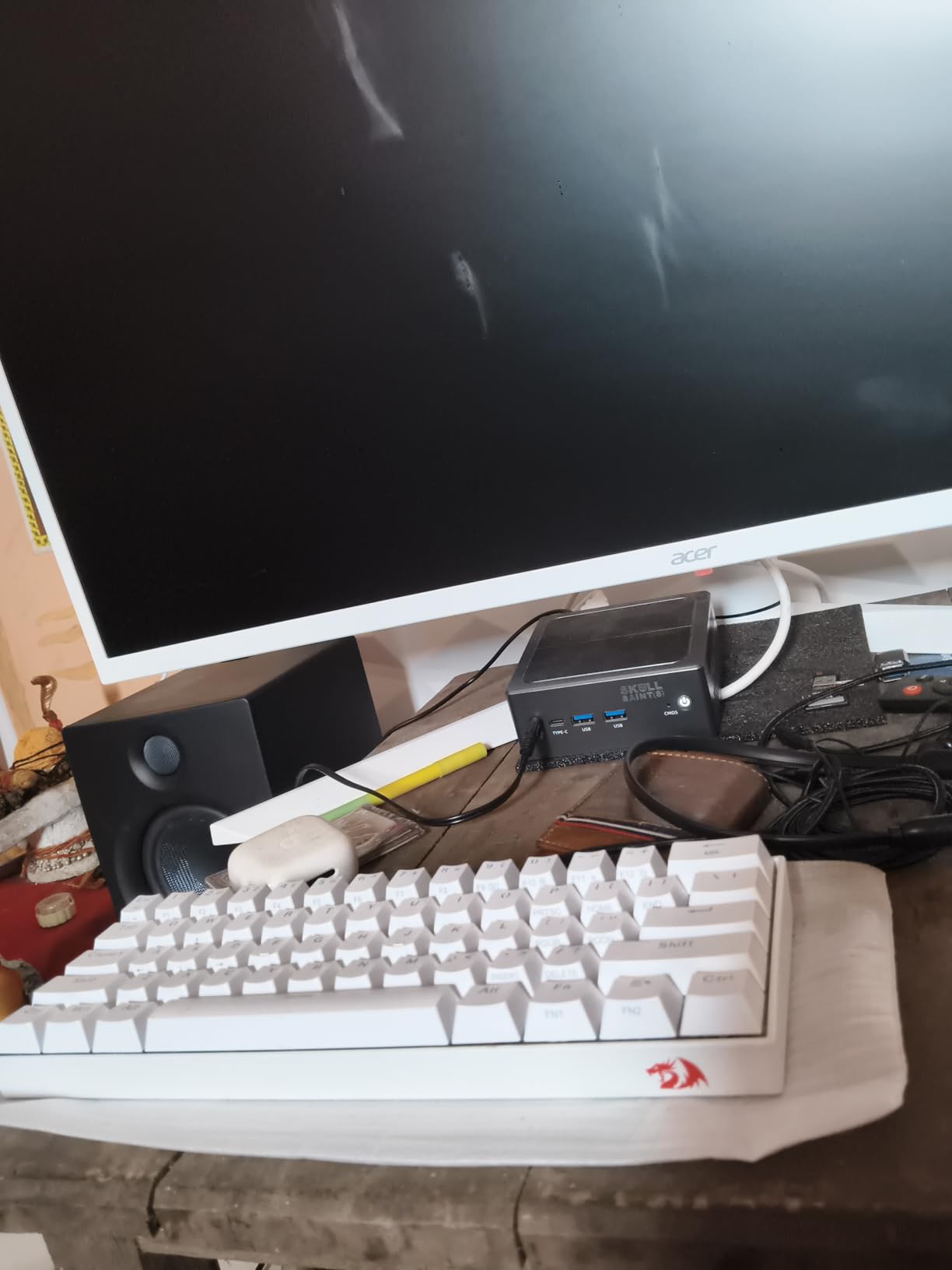 SKULLSAINTS Carbon Mini PC 12th Gen N100 Win 11 Pro