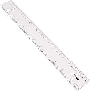 Spirit TTS Ruler 30 cm, Transparent : Amazon.ae: Toys