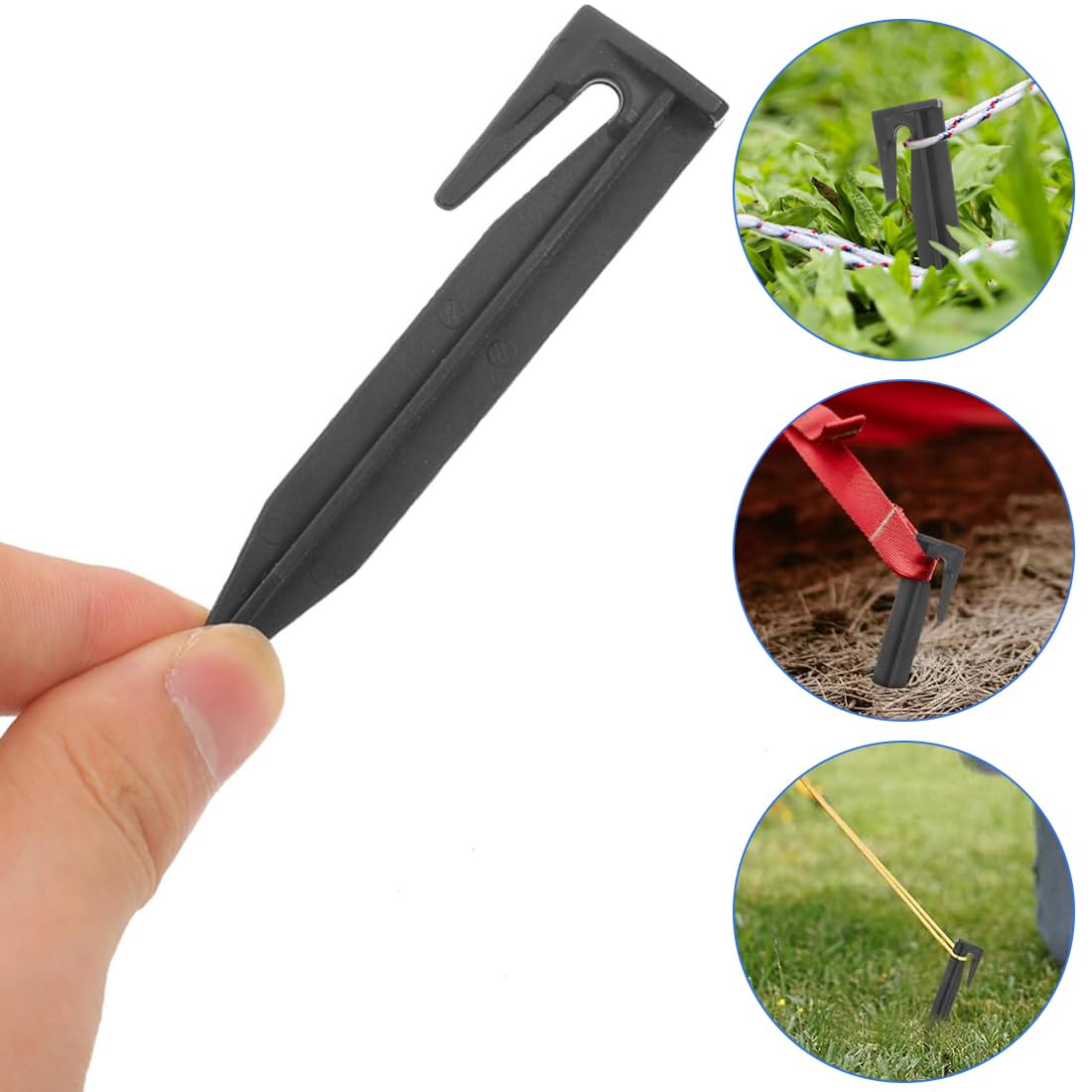 Hooks Ground spikes, 100 PCS, for Securing Boundary Wire Mowing Robot ...