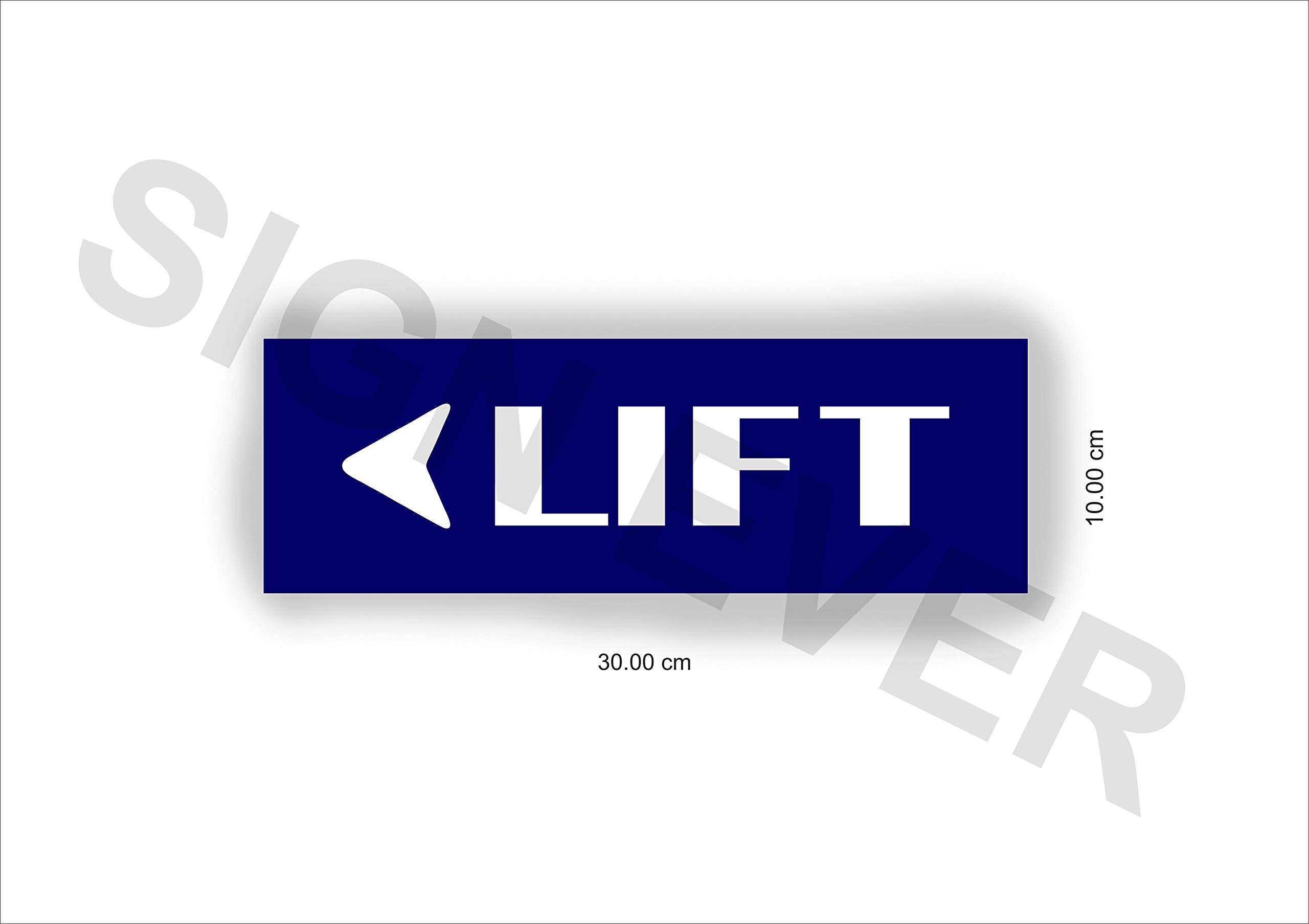 Sign Ever Left Side Arrow Lift Sign Board Hospital Office | Desertcart ...
