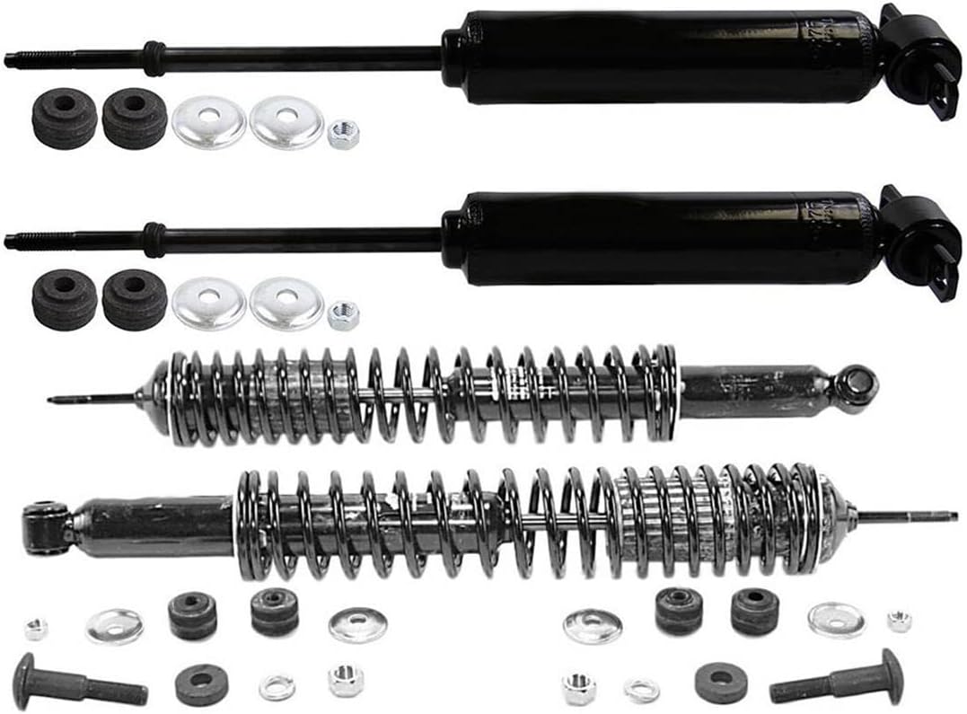 Amazon.com: A-Partrix 4 Shock Absorbers Set Shocks and Struts Front and ...