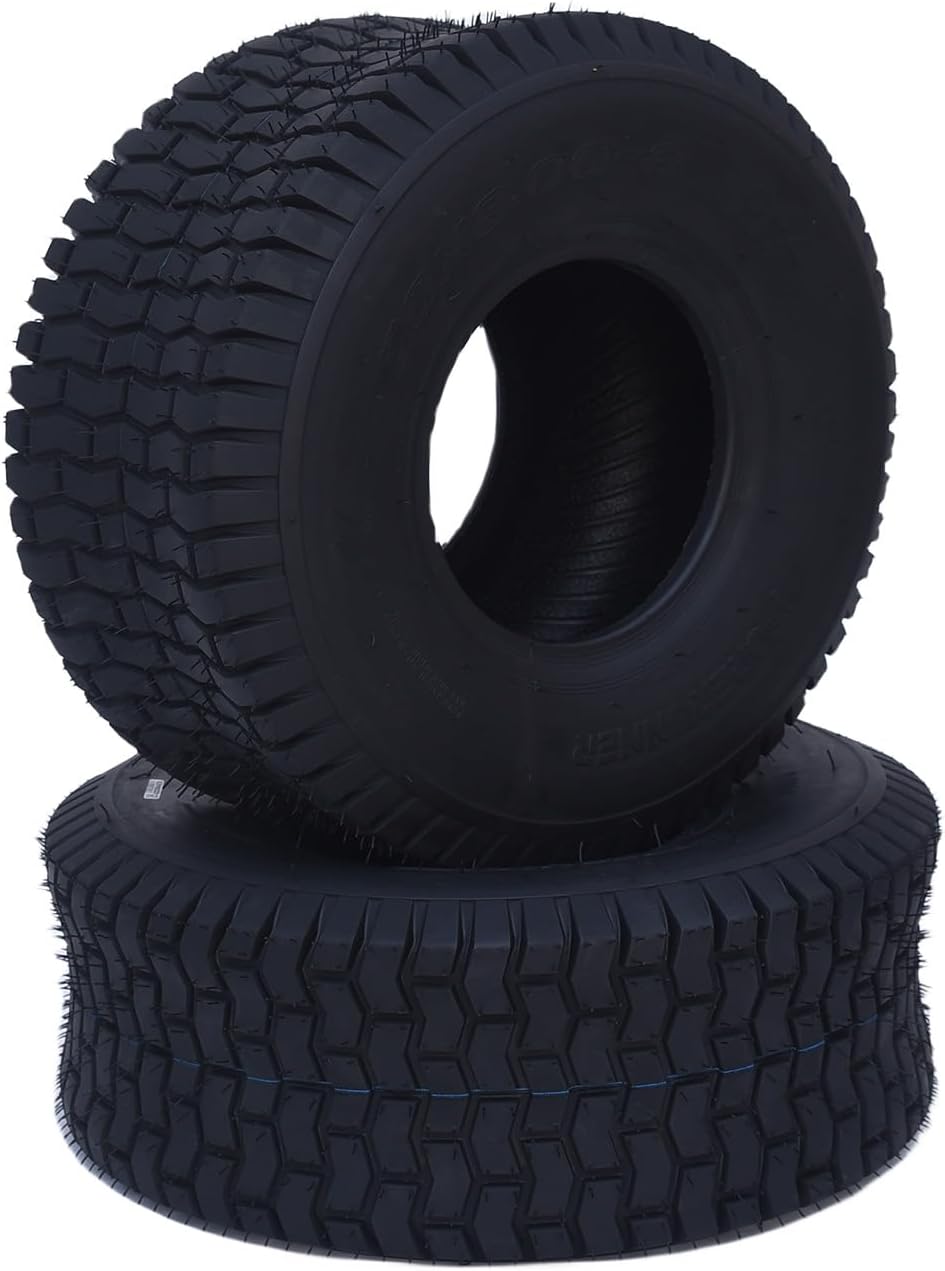 Amazon.com : Set of 2 Turf Tire, 16x6.5-8-4PR Lawn Mower Tire & Tractor ...