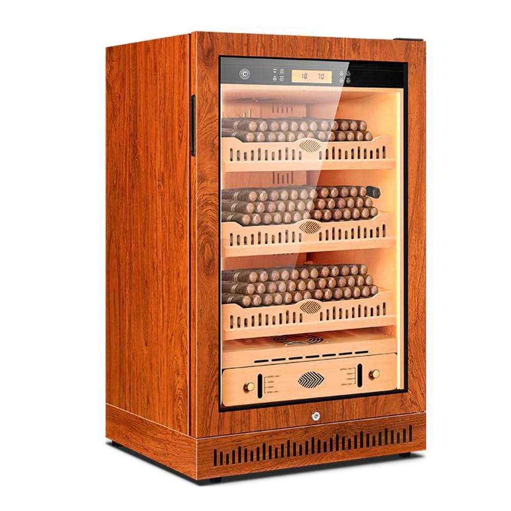 Luxury Spanish Cedar Wood Electric Cigar Humidor, Electric Cooler ...