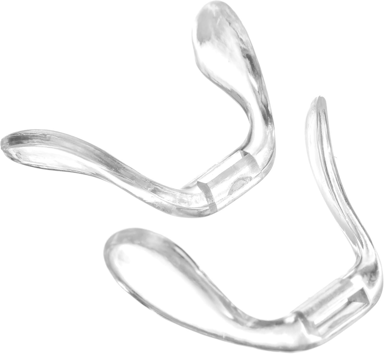 Amazon.com: HALLMERS 2pcs 5mm Clear U Shaped Plastic Anti Slip Nose ...