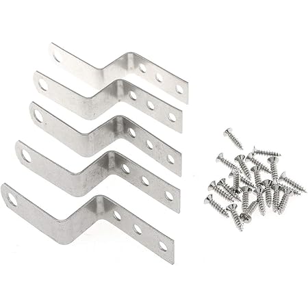 Amazon.com: Geesatis 15PCS Right Angle Z Shaped Corner Bracket with ...