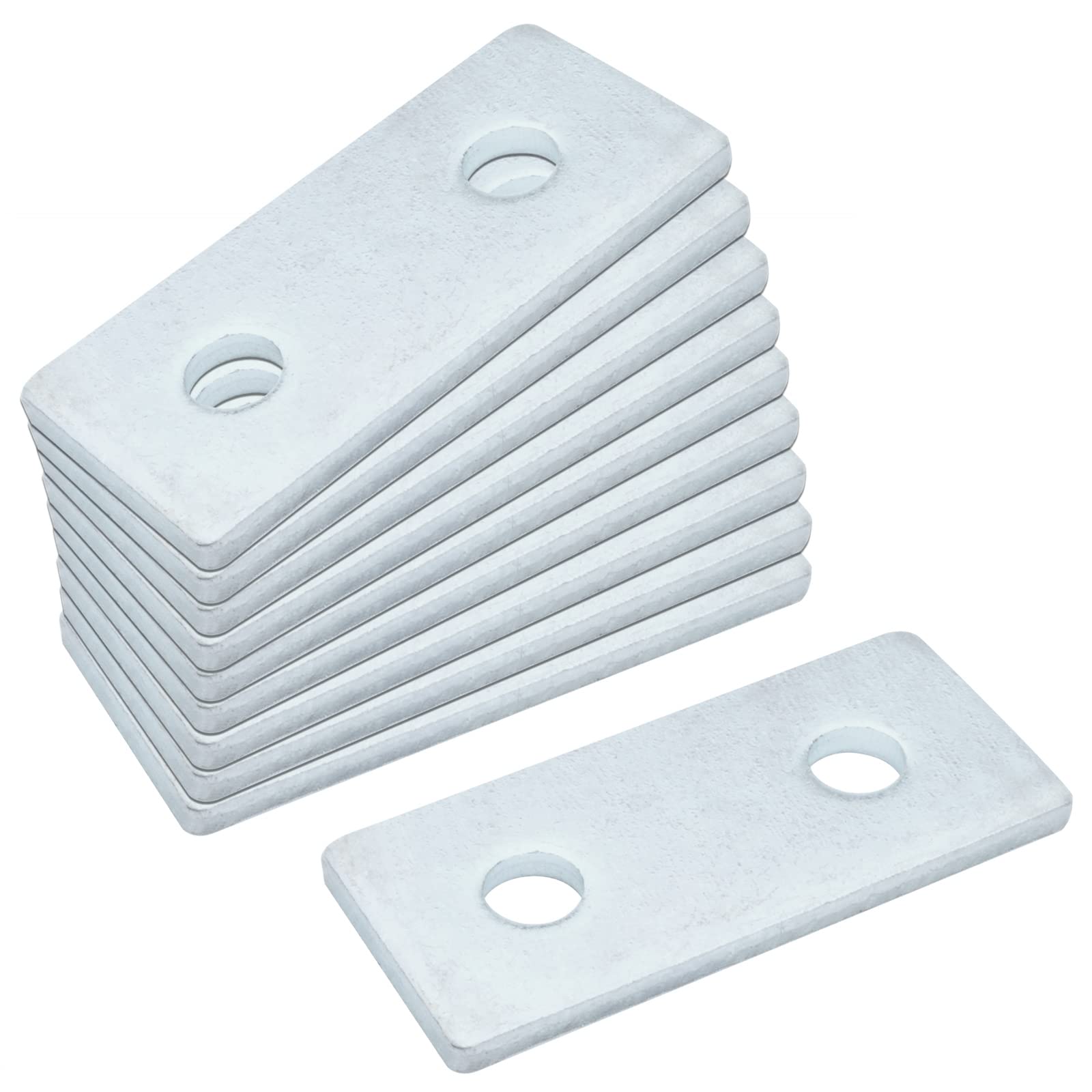 Amazon.com: 10 Pcs Flat Plate Connector Bracket, Fit for 1/2" Bolt in 1 ...