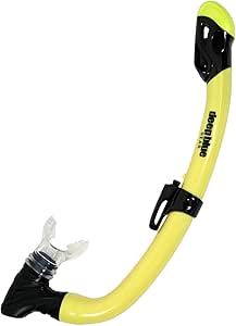Amazon.com : Deep Blue Gear Kids Ultra Dry 2 Snorkel, Junior, Yellow ...