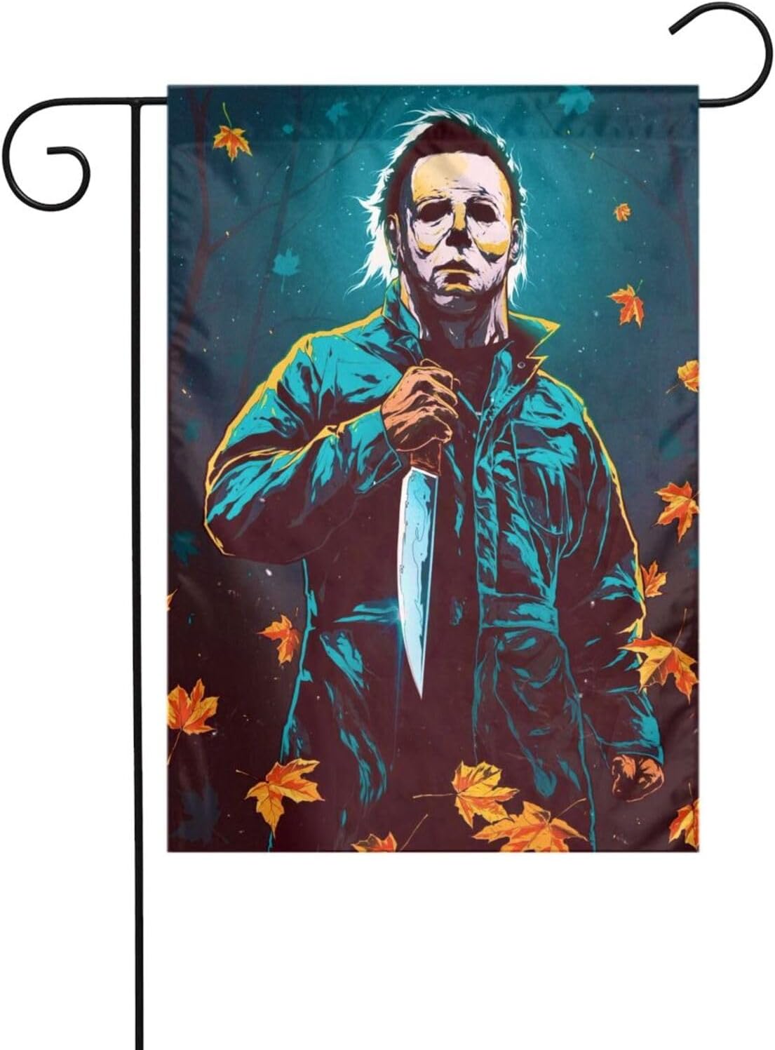 Amazon.com : Myers Garden Flag Horror Halloween Double Side Printing ...