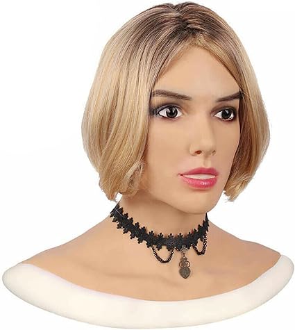 LORGL Crossdresser Silicone Realistic Male To Female Full Head Mask ...