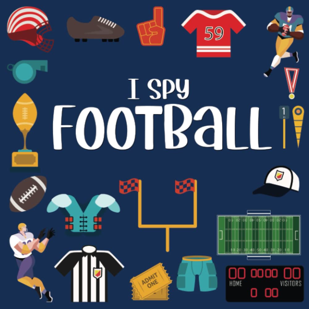 I Spy Football: Football Books For Boys 9-12, I Spy With My Little Eye ...