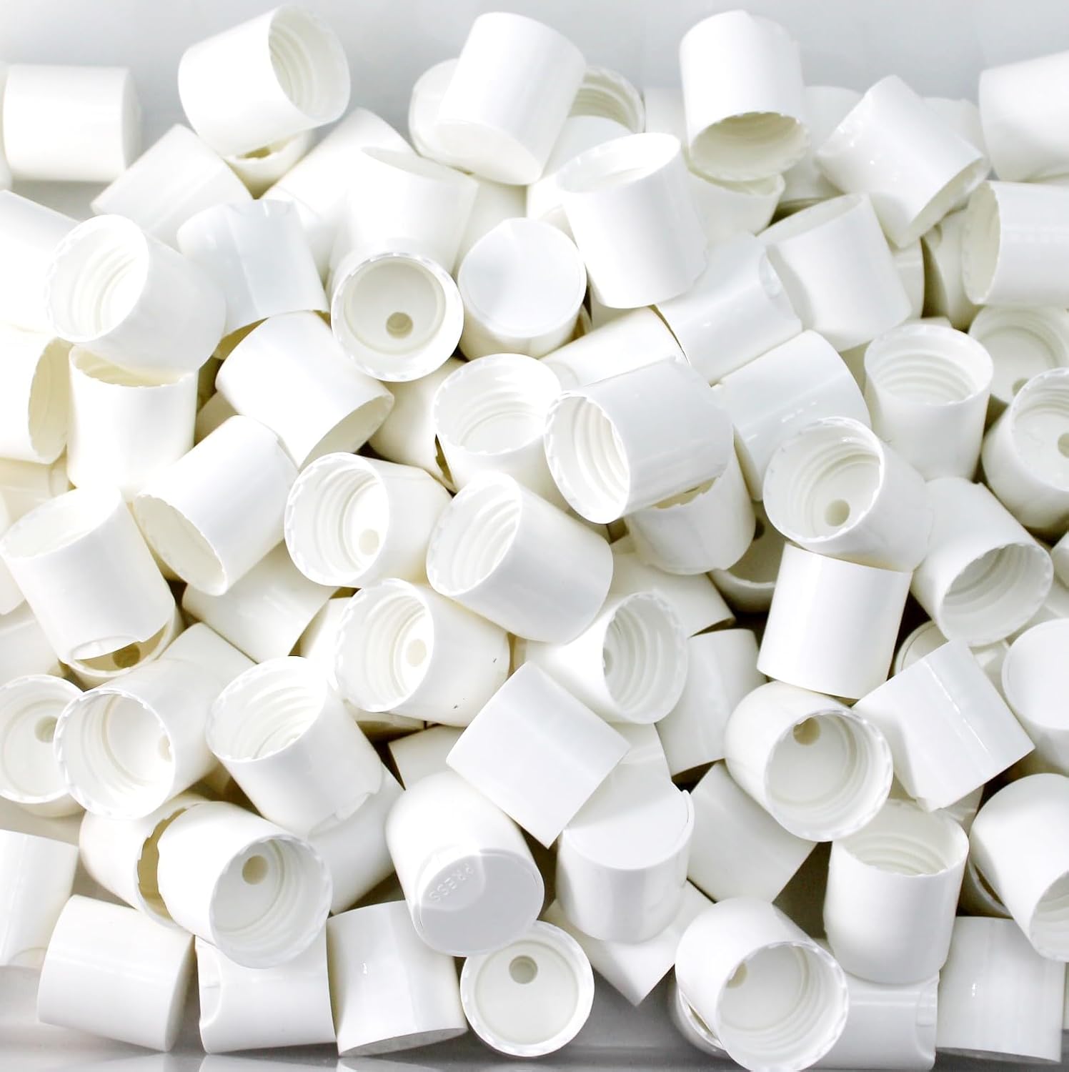 EcoJeannie Wholesale 24/410 White Disc Top Caps Press Cap Dispensing ...
