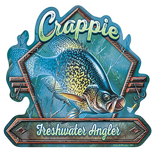 Amazon.com: Crappie Freshwater Angler Novelty Sign | Indoor/Outdoor ...