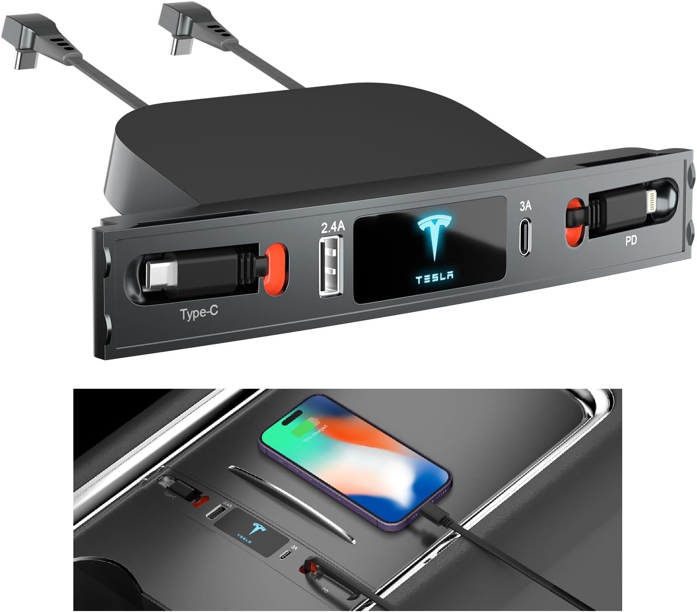 Amazon.com: Suitable for 2021-2024 Model Y/Model 3 (2021-2023 Models ...